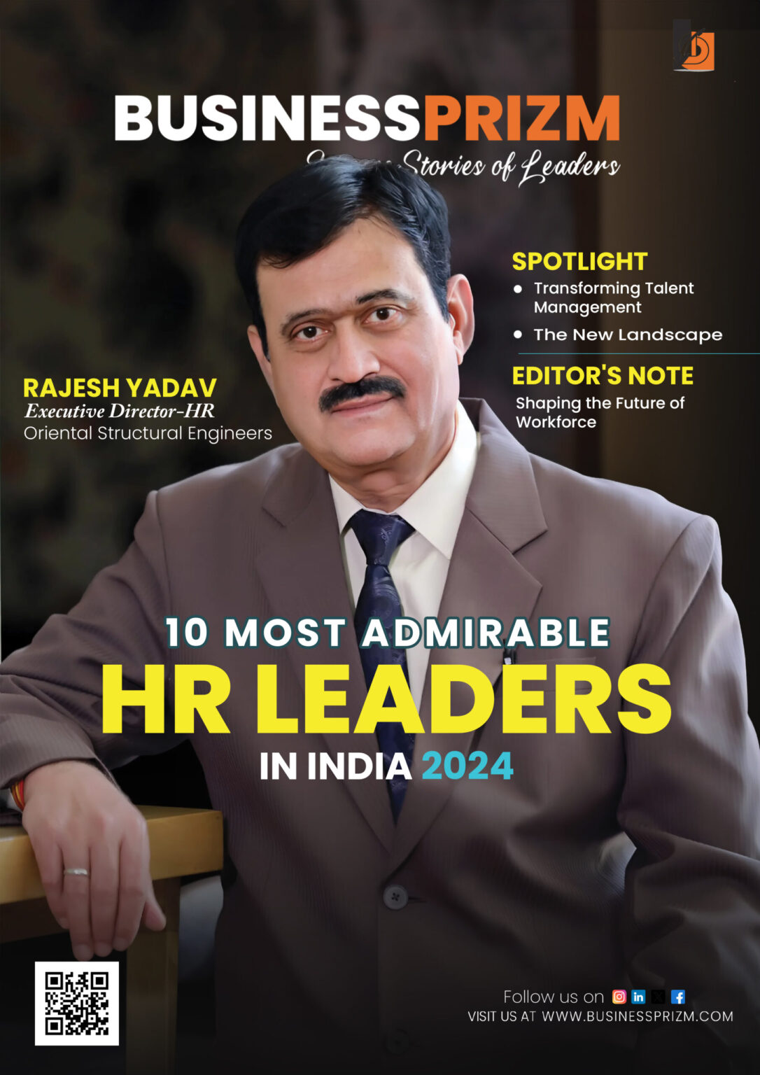 10 Most Admirable HR Leaders In India 2024 - Businessprizm